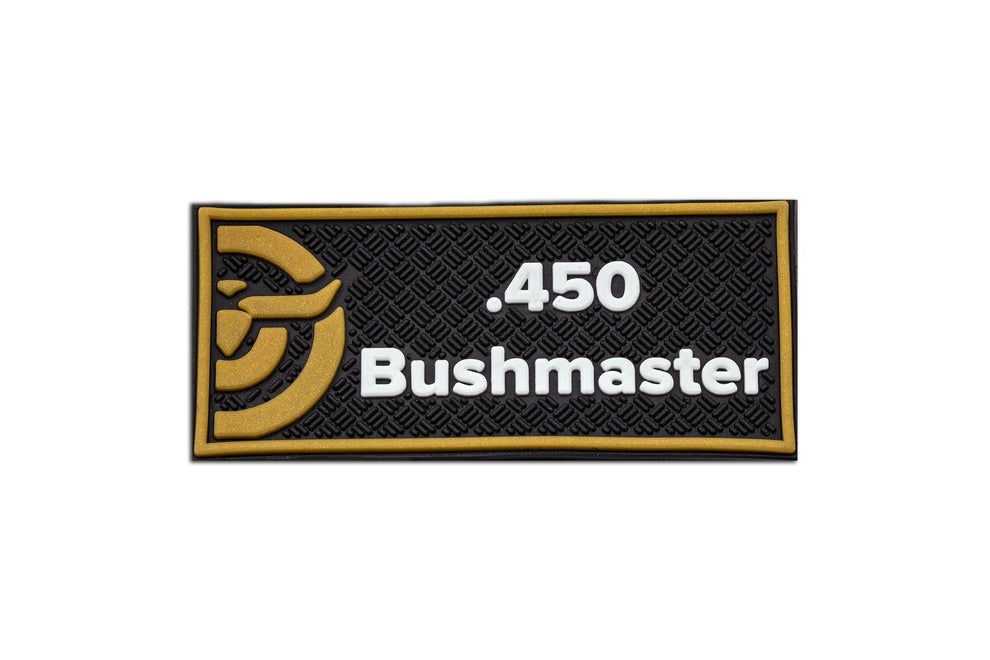 .450 Bushmaster Caliber Patch - Black & Gold - Make Ready Range Wear